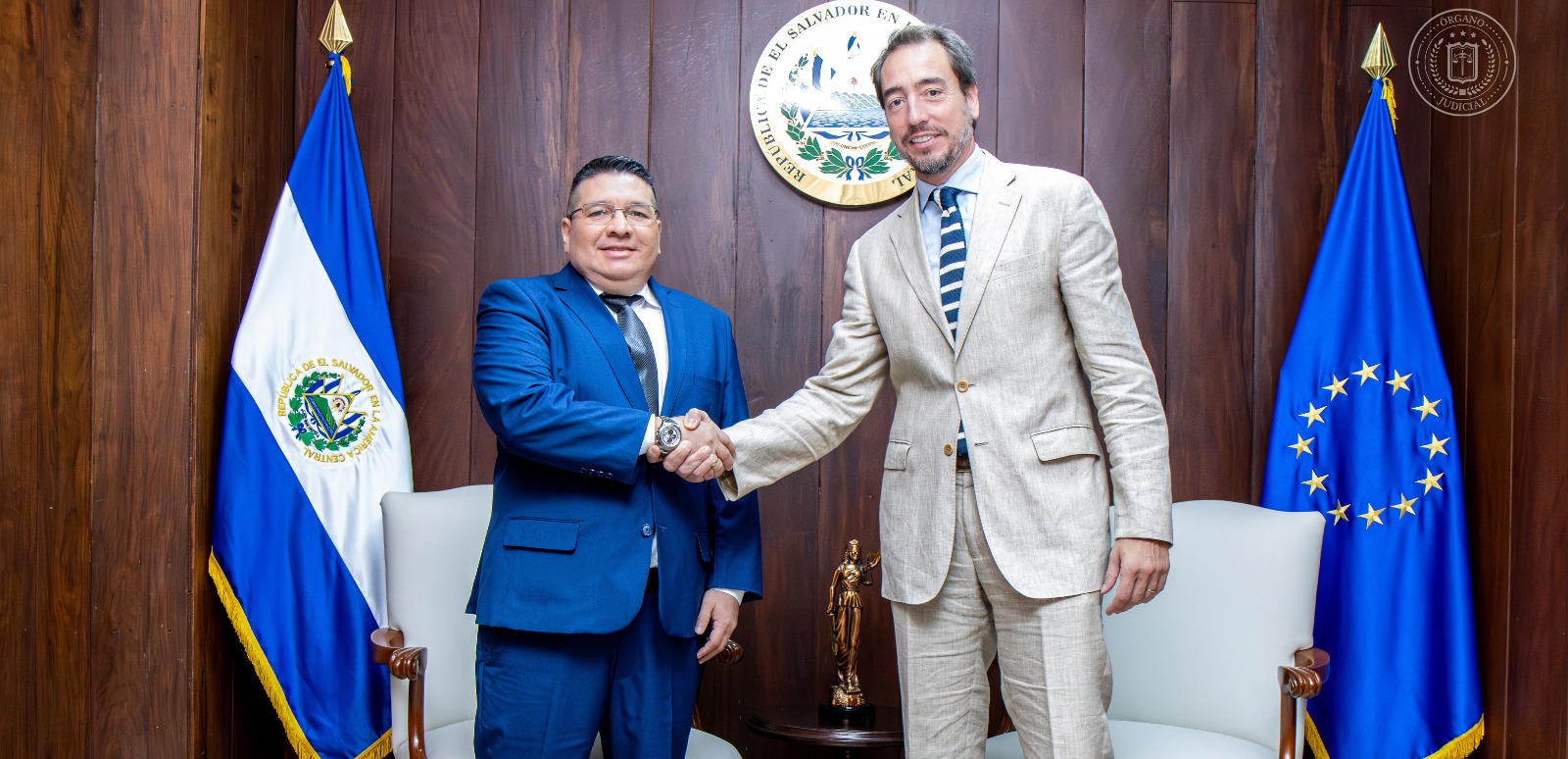 Presidente de la Corte Suprema de Justicia se reúne con nuevo embajador ...